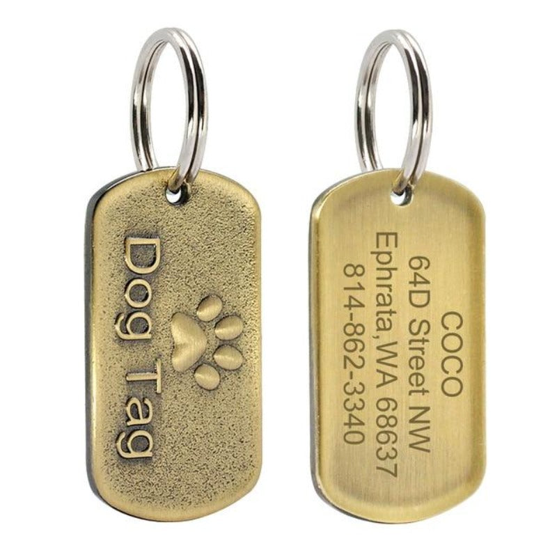 Toggy Doggy | Personalized Engraved Dog Tag