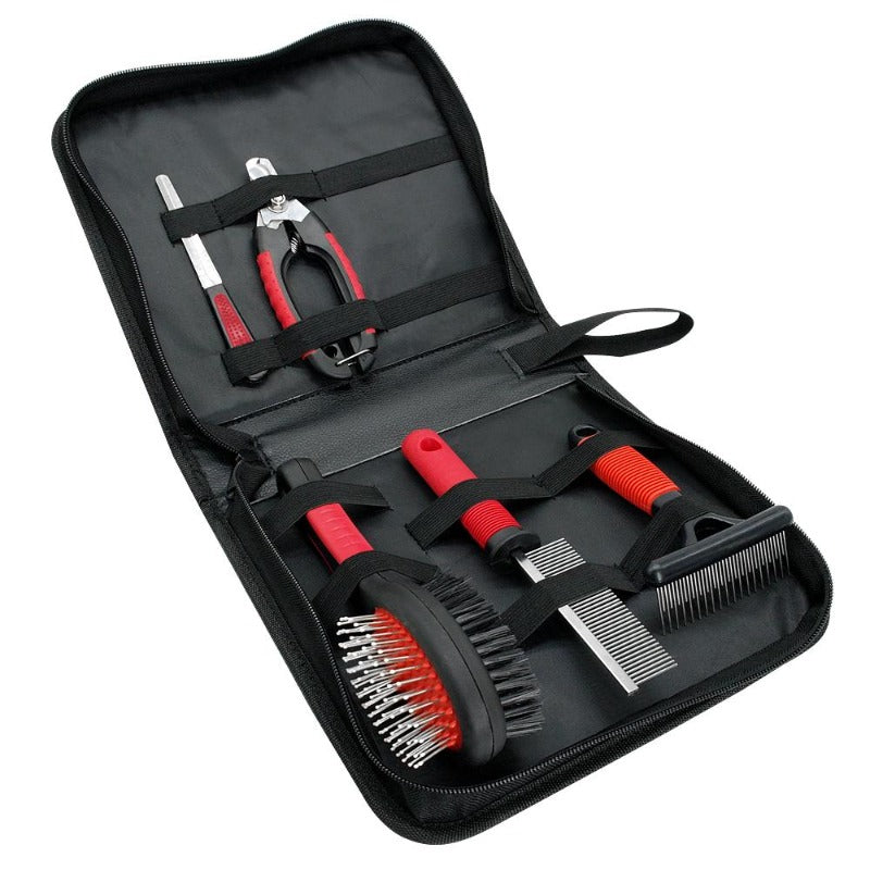 Toggy Doggy | Dog Grooming Set, Red